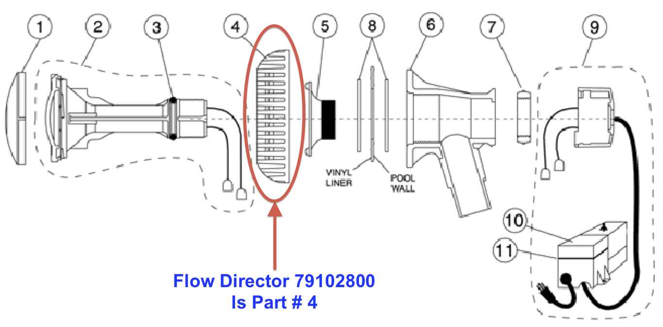 Pool Light Repair Parts